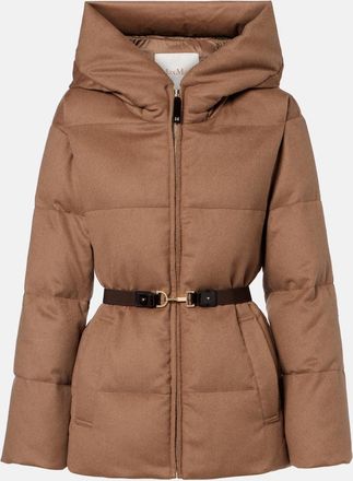 Max Mara The Cube Wattierte Jacke aus Kamelhaar