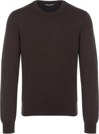 Dolce & Gabbana Klassischer Pullover - - Knitwear - Herren - Braun - M
