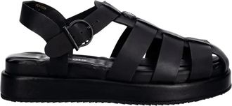 Barbour Femme, Chaussures, Noir, Taille: 37 EU Sandales Fisherman Hindburn
