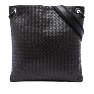 Bottega Veneta Pre-owned Gewebte Leder Umh&auml;ngetasche - - Pre-owned - Damen - Schwarzk - ONE SIZE