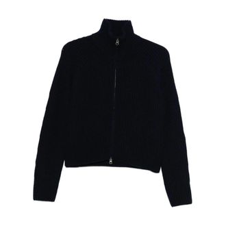 Lisa Yang Blaue Kaschmir-Strickjacke - - Knitwear - Damen - Blau - XS