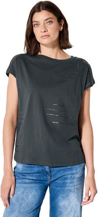 Cecil Big Placed Lines Shape Slate Khaki M