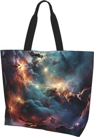 Generic Image De N&eacute;buleuse Sac &Agrave; Bandouli&egrave;re D&eacute;contract&eacute; Sacs De Courses Imperm&eacute;able Sac A Main Femme Pour Quotidienne Shopping Universit&eacute;