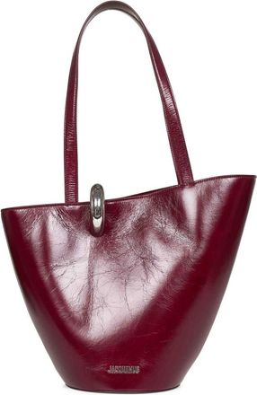 Jacquemus Femme, Sacs, Violet, Taille: ONE Size Asymmetric Bucket Bag