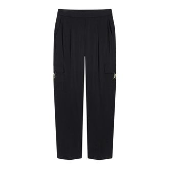 Luisa Cerano Cropped Tapered Hosen - - Trousers - Damen - Schwarzk - XL