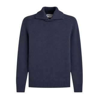 Sebago Round-Neck Strickwaren - - Knitwear - Herren - Blau - L