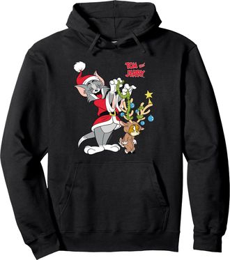 Tom & Jerry Weihnachten Tom & Jerry Reindeer Pullover Hoodie