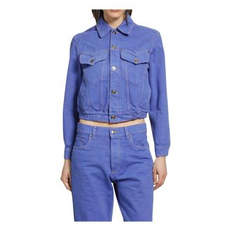 Versace Blouson Jeansjacke - - Jackets - Damen - Blau - S