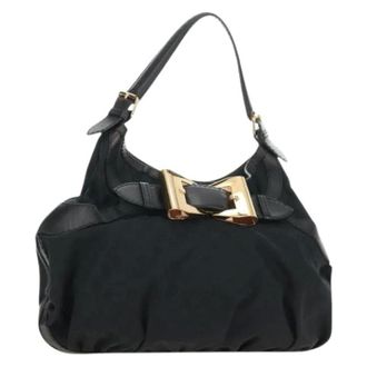 Gucci Pre-owned Vintage GG Canvas Shoulder Bag - Femme - Pre-owned - Noir - Taille: ONE Size
