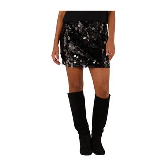 Notre-V Eleganter schwarzer Rock Nv-Emerald - - Skirts - Damen - Schwarzk - L