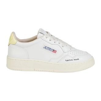 Autry Femme, Chaussures, Blanc, Taille: 38 EU Medalist Low Baskets