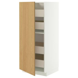 IKEA METOD / MAXIMERA Hochschrank m Schubladen