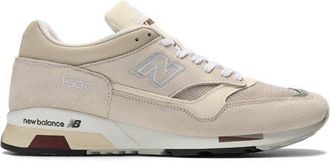 New Balance Unisex Made in UK 1500 en Gris/Beige, Su&egrave;de/Mesh, Taille 40.5 Large