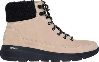 Skechers Femme Glacial Ultra Woodlands Bottine, Naturel, 39.5 EU