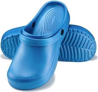 Estro & Luminara Sabot de Jardin Femme - Sabot Jardin Femme Mules Plastique Léger Gomme Chaussures Sabots Femmes Sabots de Jardin F07 (41 EU, Bleu Clair)