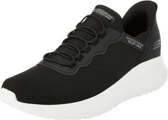 Skechers Homme Hands Free Slip-ins Bobs Squad Chaos-Daily Hype À Enfiler, Black Knit Trim, 41.5 EU