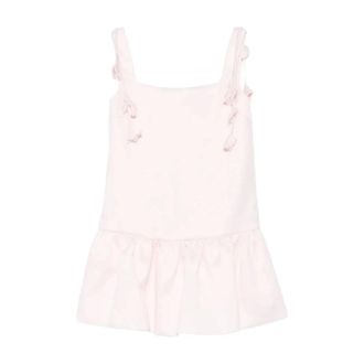 Self Portrait Taffeta Fransen-Minikleid - - Tops - Damen - Rosa - S