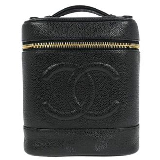 Chanel Sac &agrave; main vintage en cuir Pre-owned - Femme - Pre-owned - Noir - Taille: ONE Size