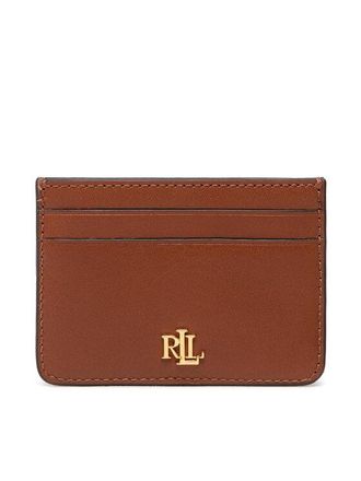 Lauren Ralph Lauren Kreditkartenetui Slim Card 432876732002 Braun