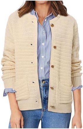 Generic Vestes pour femmes 2026 Cardigan en tricot &agrave; manches longues ouvert sur le devant Veste boutonn&eacute;e, kaki, XL