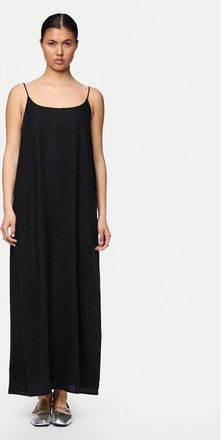 Pieces Sommerkleid Pia 17151884 Schwarz Loose Fit