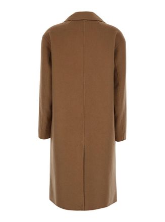 Twinset Womens Coat Brown Tech Fabric Shell: Polyester