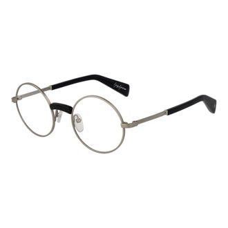 Yohji Yamamoto unisex, Accessoires, Gris, Taille: ONE Size Monture Optique Ronde