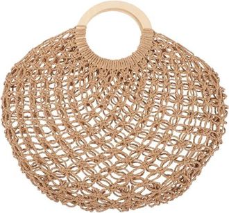 Garneck Sac de Plage Paille Tiss&eacute; Main pour Femme &eacute;t&eacute; Sac Fourre-tout L&eacute;ger et &Eacute;l&eacute;gant pour Voyage et Quotidien