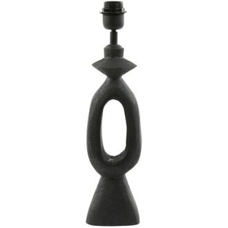 Light & Living Tischlampe - Django - schwarz - holz - einzelne - Light&living