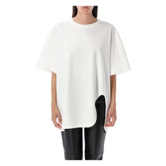 The Attico Diana T-Shirt - - Tops - Damen - Wei&szlig; - S
