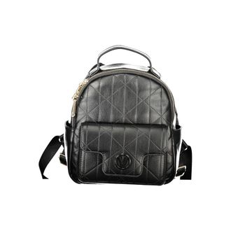 Mario Valentino Mario Valentino Schwarzer Polyurethan Damen-Rucksack