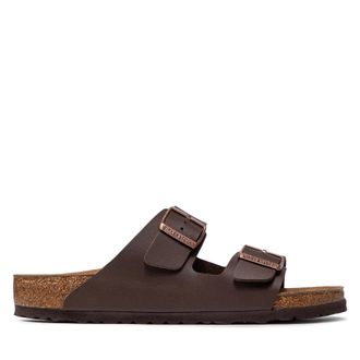 Birkenstock Pantoletten Birkenstock Arizona Birko-Flor 0051701 Braun