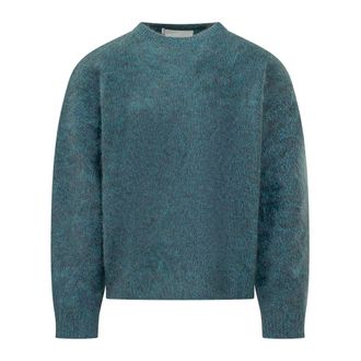 Amaranto Girocollo Rundhals-Strickpullover - - Knitwear - Herren - Blau - M