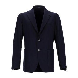 Tagliatore Einknopf-Blazer - - Jackets - Herren - Blau - 3XL