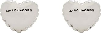 Marc Jacobs Femme, Accessoires, Gris, Taille: ONE Size Boucles dOreilles Micro Ballon Coeur