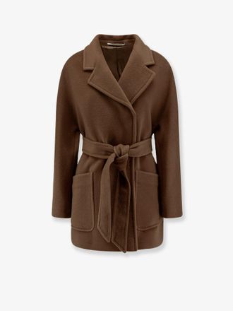 Tagliatore Denise virgin wool coat with belt - TAGLIATORE - gender_Woman