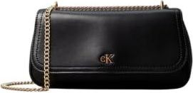 Calvin Klein Ck Convertible Chain Small Bag YIH - BLACK ANTIQUE LIGHT GOLD One Size, Yih - Black Antique Light Gold, Taille unique