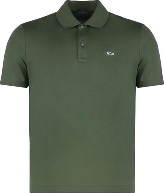 Paul & Shark Homme, Tops, Vert, Taille: 3XL Polo Classique en Coton