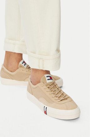 Tommy Jeans Sneakers aus Stoff Archive Vulc Y2K EM0EM01760 Dunkelbeige