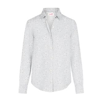 MC2 Saint Barth Femme, Blouses et Chemises, Blanc, Taille: 36 FR Meredith Shirt