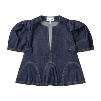 Munthe Damen, Blusen & Hemden, Blau, MGr&ouml;&szlig;e