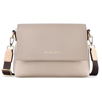 Bugatti Ella - Sac à Bandoulière Femme en Similicuir - Sac à Main Élégant - Beige