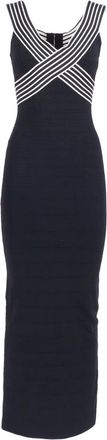 Elisabetta Franchi Femme, Robes, Bleu, Taille: 38 FR Abito di maglia