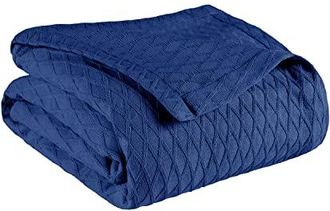 Superior Baumwolldecke mit Diamantgewebe, Ganzjahresdecke, Bezug für Zuhause, Couch, Bett, weiche, warme Decken, Boho-Ästhetik, bequem, gemütlich und niedlich,