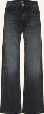 HUGO BOSS Wide Leg Jeans Crossroad schwarz