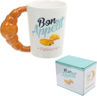 Puckator Tasse Croissant Griff