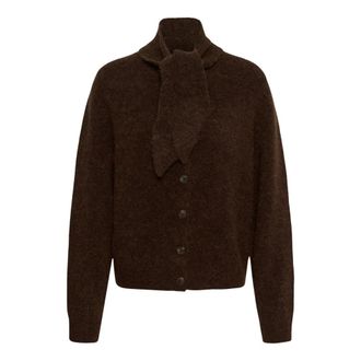 Part Two Chanies Cardigan - - Knitwear - Damen - Braun - S