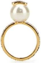 Valentino Garavani Femme, Accessoires, Jaune, Taille: 50 MM VLogo Signature Ring