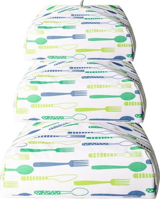 Healifty 3 St&uuml;ck Isolierende Aluminiumfolie Speisenabdeckungen Warme Lebensmittelabdeckungen f&uuml;r Zuhause Faltbare Warmhaltehauben f&uuml;r Teller in Verschiedenen G