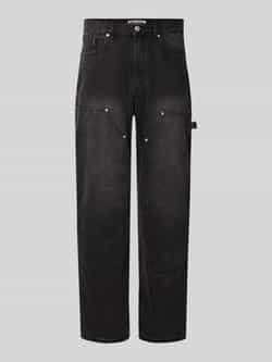 Review Jeans mit 5-Pocket-Design